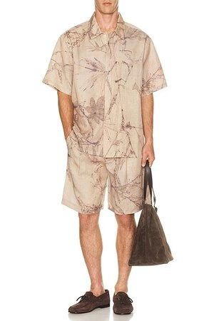 FENG CHEN WANG Printed Plant Dye Shirt