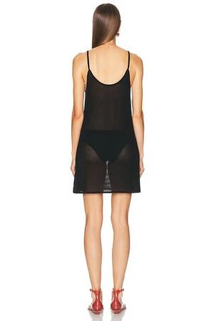 Chloé Parakeet Mini Dress - Black