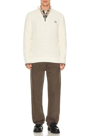 Fred Perry Waffle Stitch Half Zip Jumper