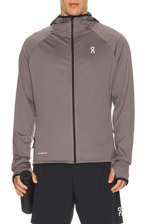 On Climate Zip Hoodie - Ember