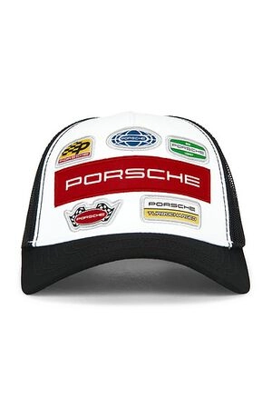 PORSCHE X Revolve Trucker Hat - Black Multi