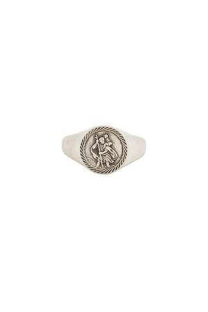 SERGE DENIMES St Christopher Ring - Silver