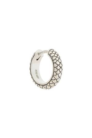 SERGE DENIMES Reptile Earring Silver
