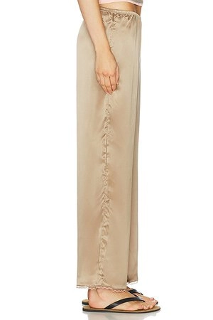 Donni. The Silk Lace Simple Pant