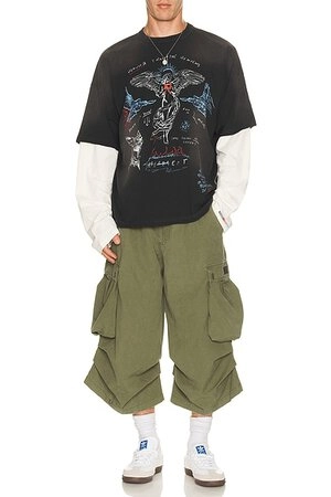 REPRESENT Heavier Than The Heavens Long Sleeve Tee - Washed Black