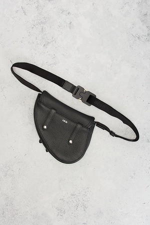 Dior X Cactus Jack Mini Saddle Bag - Black