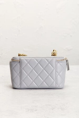Chanel Lambskin Small Slide Long Vanity Case