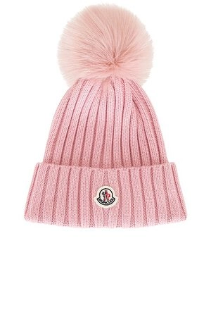 Moncler Pom Pom Beanie - Pink