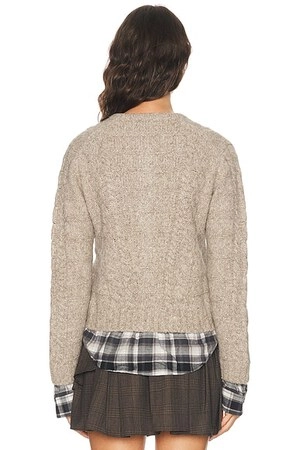 Acne Studios Kunch Cotton Flannel Cardigan