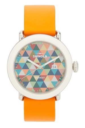 Shinola Detrola 3hd 41mm Watch - Orange