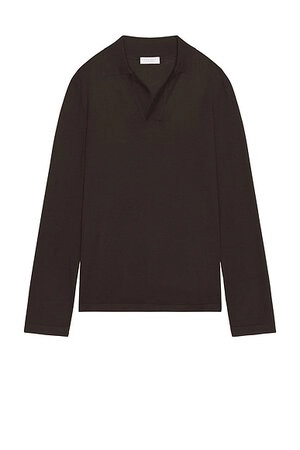 Gabriela Hearst Frome Polo - Chocolate