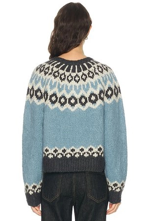 NILI LOTAN Isaline Fair Isle Sweater