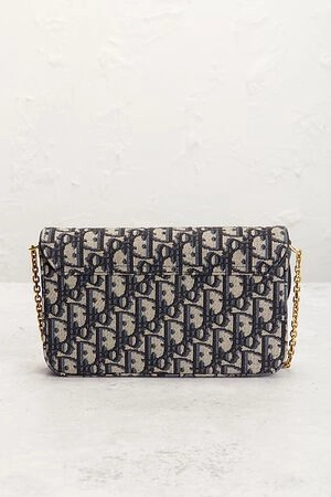 Dior Oblique Saddle Wallet On Chain