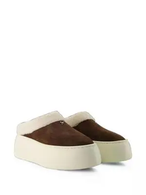 GIUSEPPE ZANOTTI Gz League Shearling-trim Platform Sneakers