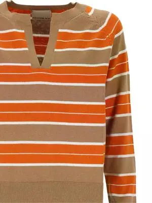 PENNYBLACK Striped Cable-knit Sweater