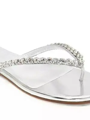 Amina Muaddi Gigi Crystal-embellished Sandals