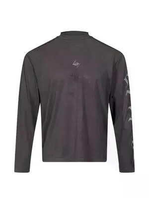 REPRESENT 247 Long-sleeve Graphic-print T-shirt - Grey