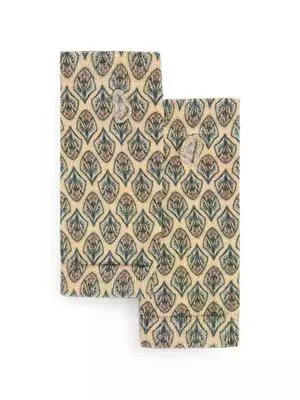 Momoni Morie Patterned Mittens