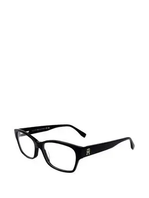 Tommy Hilfiger Rectangle-frame Glasses - Black