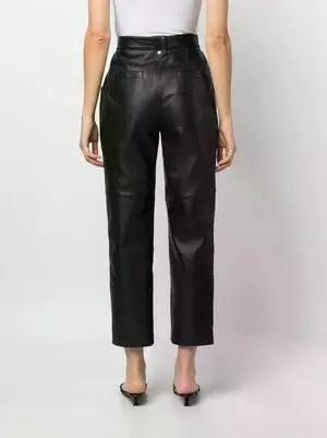 Moschino Pleat-detail Cropped Trousers