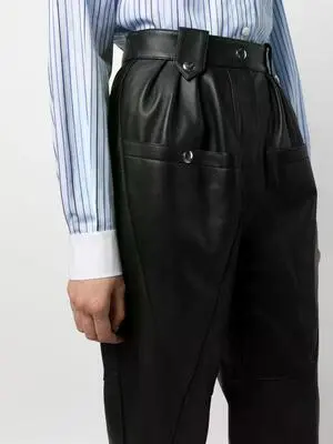 Moschino Pleat-detail Cropped Trousers