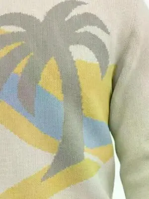 HARDEN Palm Tree-intarsia Sweater