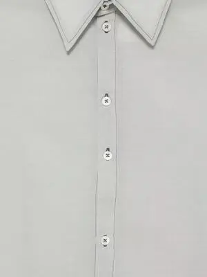 CAMIEL FORTGENS Frayed-edge Long-sleeve Shirt