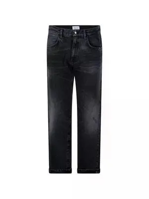 AMISH SUPPLIES Arizona Washed Distressed Jeans - Black