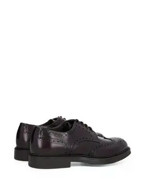 Al Duca D'aosta Polished Brogue Derby Shoes