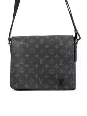 LOUIS VUITTON 2000-2026 Monogram Eclipse District Pm Crossbody Bag