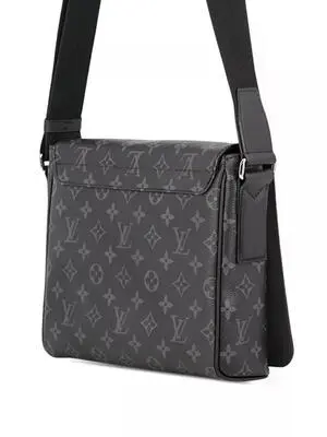 LOUIS VUITTON 2000-2026 Monogram Eclipse District Pm Crossbody Bag