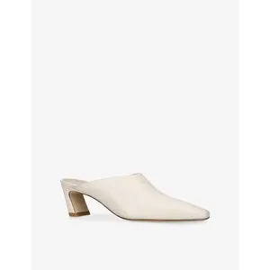 STUART WEITZMAN Stassi 50 Leather Heeled Mules