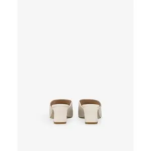 STUART WEITZMAN Stassi 50 Leather Heeled Mules