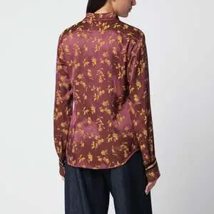 Dries Van Noten Floral Jacquard Shirt In Viscose Blend