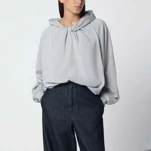 Dries Van Noten Melange Cotton Hoodie - Grey