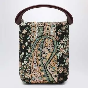 Dries Van Noten Floral Gobelin Micro Bag