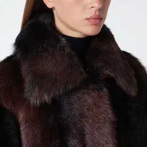 ARMA Verena Long Coat In Shearling Leather
