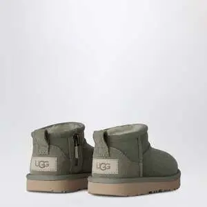 UGG Classic Ultra Mini Boots In Shaded Clover - Grey