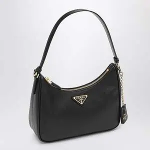 Prada Re-edition 2005 Mini Bag In Saffiano Leather - Black