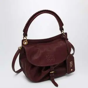 Miu Miu Rendez-vous Bag In Leather, Amaranto