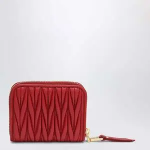 Miu Miu Coin Purse In Matelassé Nappa Leather