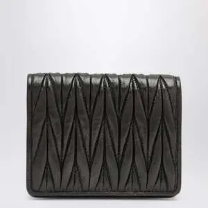 Miu Miu Small Caffè Wallet In Quilted Nappa Leather