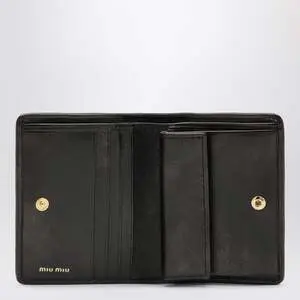 Miu Miu Small Caffè Wallet In Quilted Nappa Leather