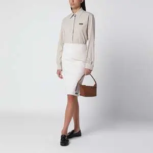 Miu Miu Spirit Pouch In Rovere Nappa Leather