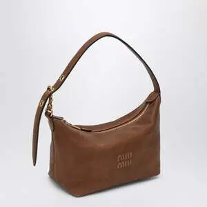 Miu Miu Spirit Pouch In Rovere Nappa Leather