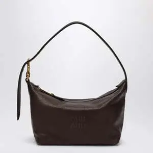 Miu Miu Spirit Pouch In Radica Nappa Leather - Brown