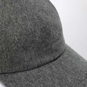 Loro Piana Melange Cashmere Baseball Cap