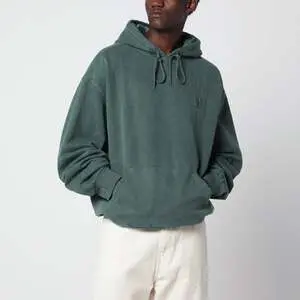 Carhartt Work In Progress Vista Hooded Sweatshirt, Dark Scarab/garment Dyed - Green
