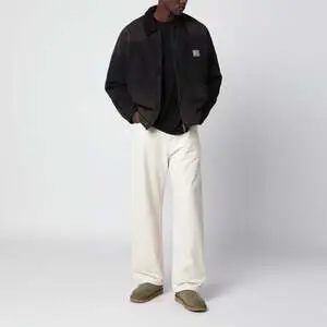 Carhartt Work In Progress Og Detroit Cotton Denim Jacket - Black