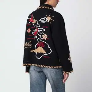 Alanui Remember Me Black Virgin Wool Jacket